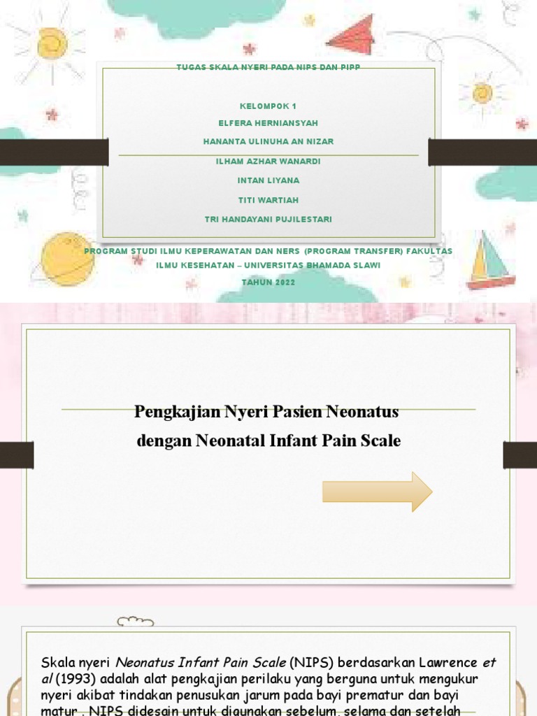 Pengukuran Nyeri Neonatus Menggunakan Skala NIPS dan PIPP | PDF
