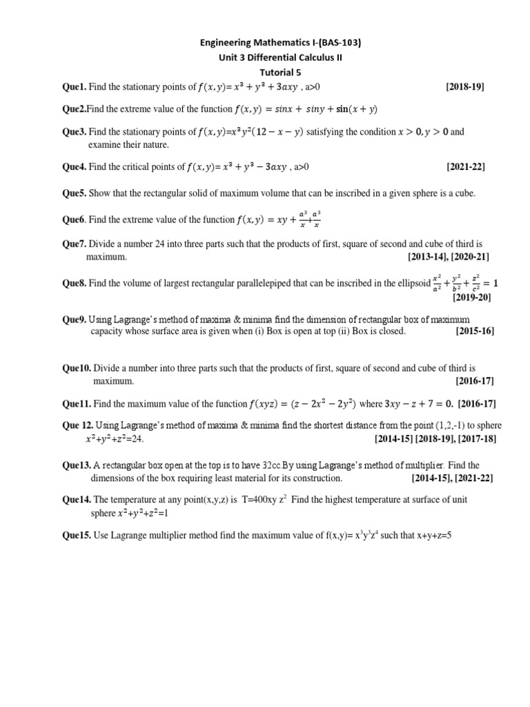 BAS-103 Tutorial 5 | PDF | Teaching Methods & Materials | Science ... BAS-103 Tutorial 5 | PDF | Teaching Methods & Materials | Science ...