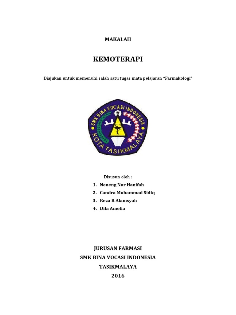 Makalah Kemoterapi | PDF