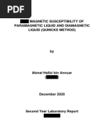 Measurement of Magnetic Susceptibility of Manganese (II) Sulphate ...