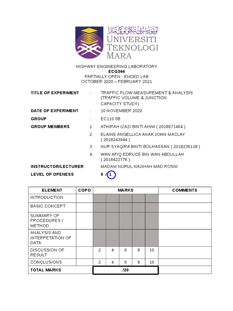 Lab 3 4 Traffic Flow Measurement Amp Analysis Traffic Volume Amp