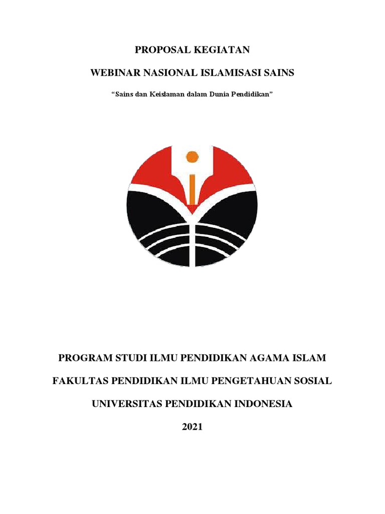 (1000%) Proposal Go Webinar Islamisasi Sains Fix | PDF