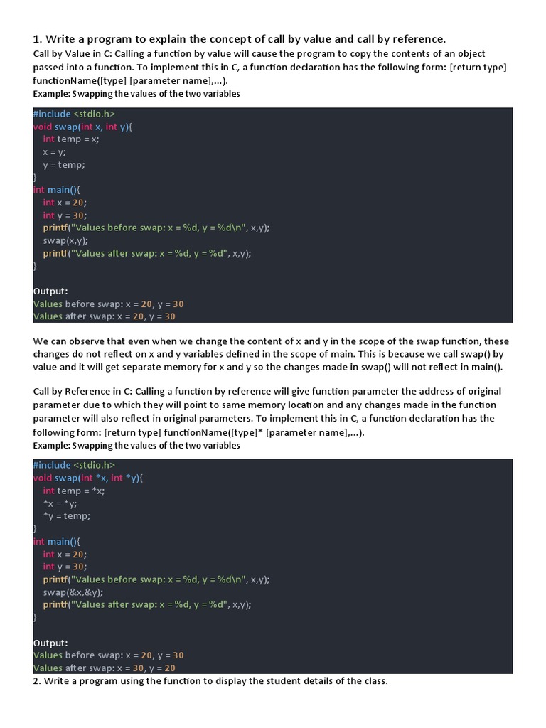Week 10 (4) | PDF | Parameter (Computer Programming) | Subroutine
