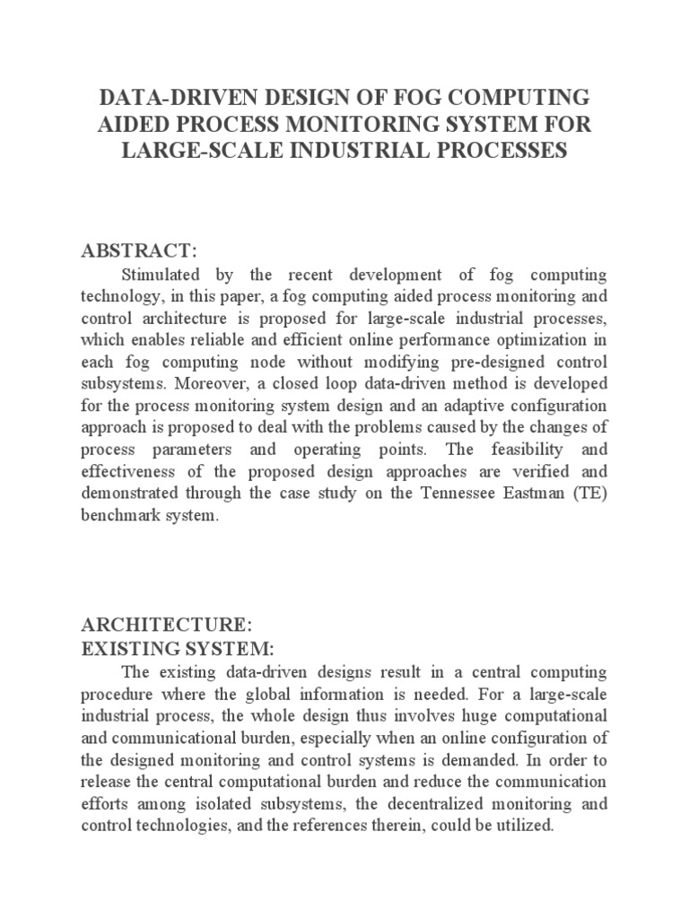 10.Data-Driven Design of Fog Computing aided | PDF | Cluster Analysis | Applied Mathematics