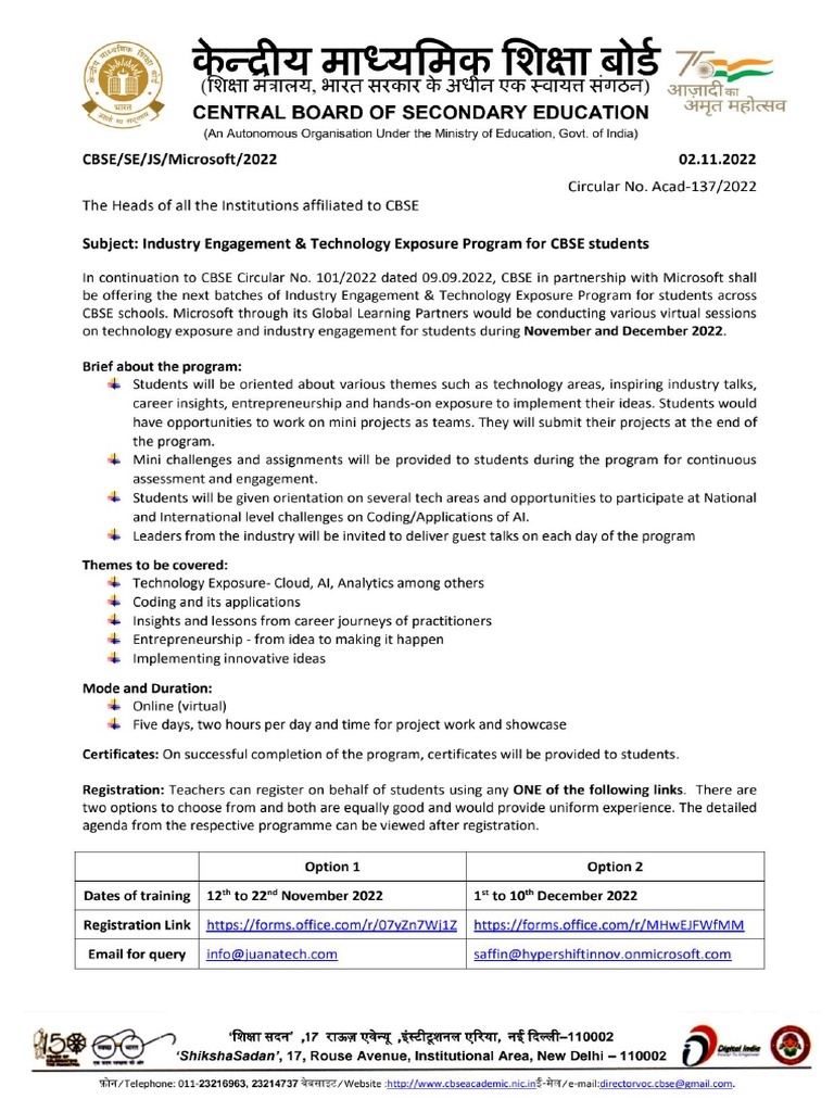 137 Circular 2022 | PDF