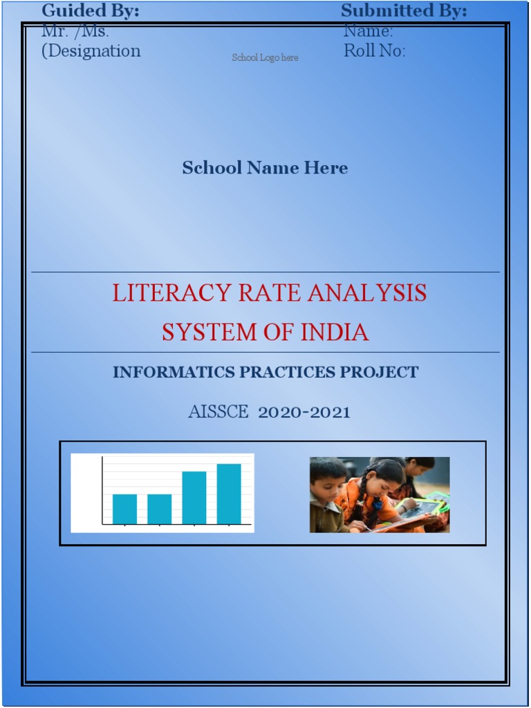 Literacy Rate Analysis Project File | PDF | Python (Programming ...