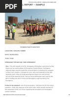 Chemical Spill Mock Drill Scenario | PDF | Emergency | Occupational ...