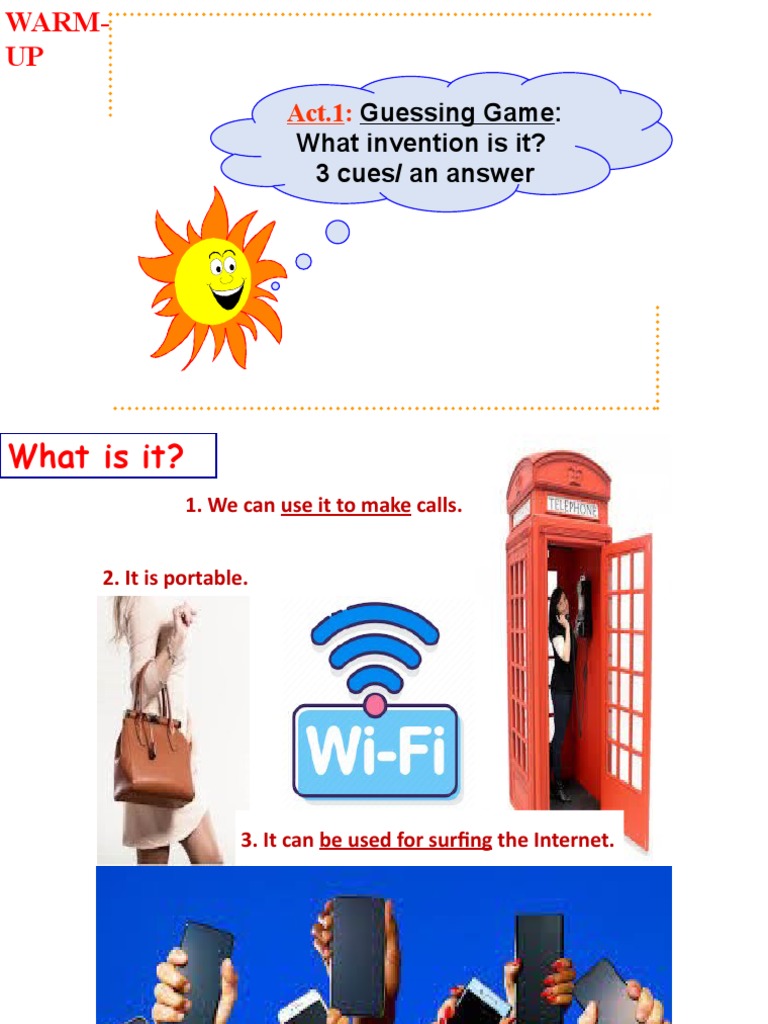 Unit 5 Inventions Lesson 1 Getting Started | PDF | Vocabulary ...