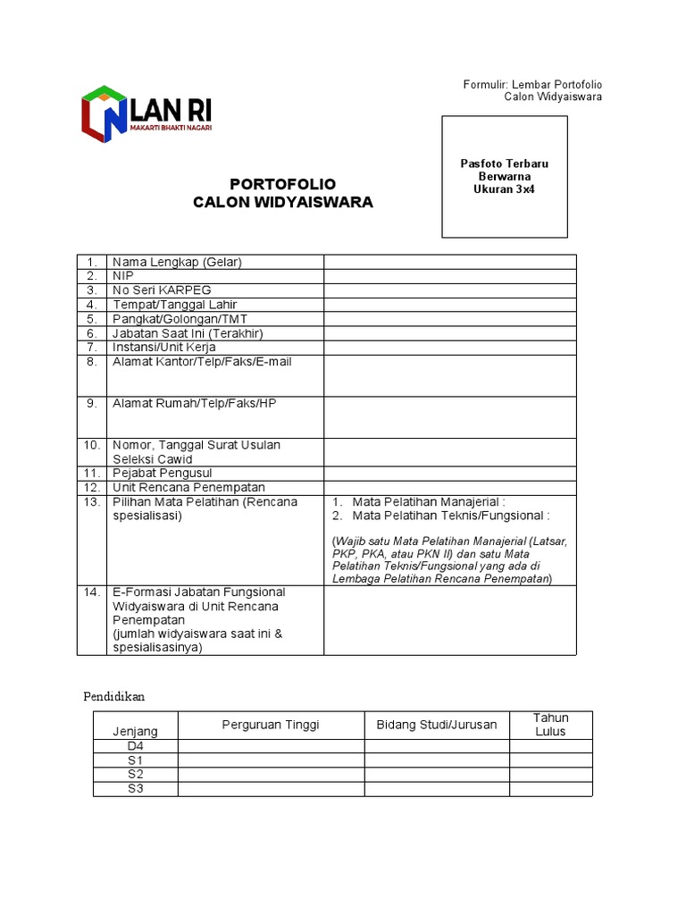 PERSONAL AND PROFESSIONAL PROFILE | PDF