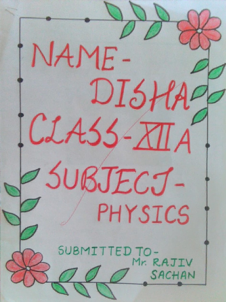 Physics Project File | PDF | Mechanics | Physics