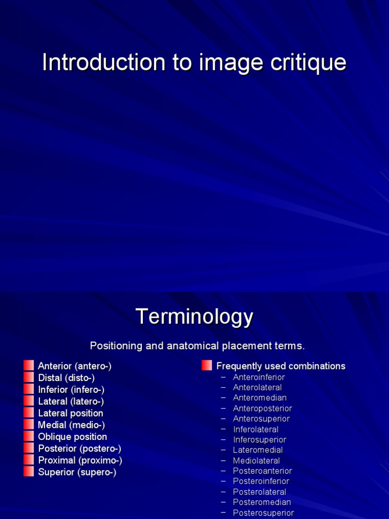 Introduction To Image Critique - RAD110 - 200840 - WEB | PDF ...