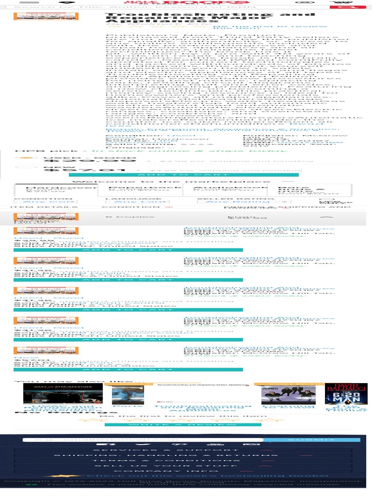 Troubleshooting and Repairing Major Appliances - Kleinert, Eric ...