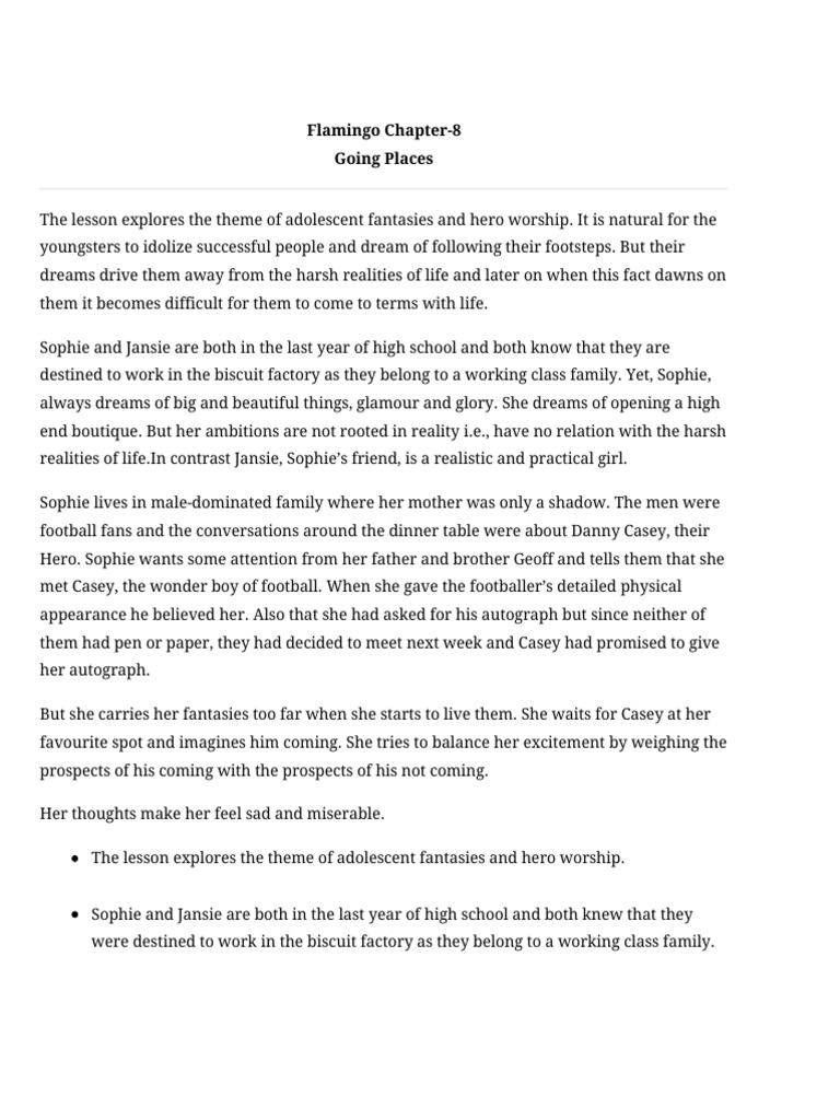 Going Places | PDF