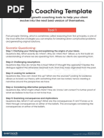 GROW Coaching Model Worksheet | PDF | Goal | Psychology