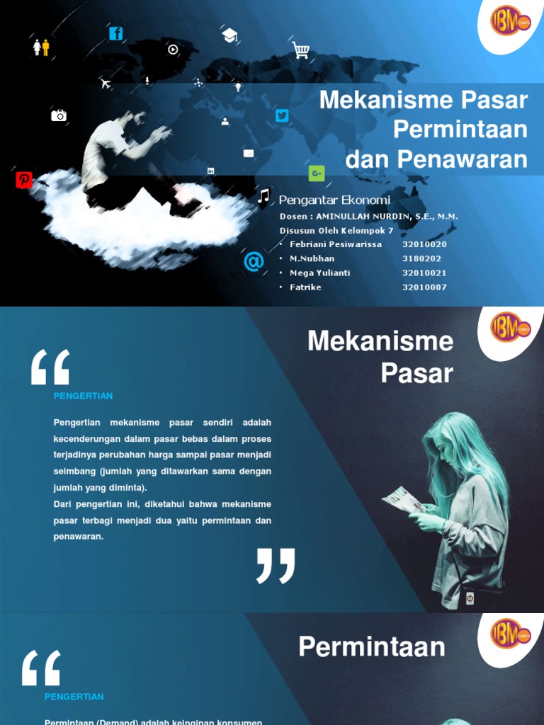 Mekanisme Pasar: Permintaan & Penawaran | PDF
