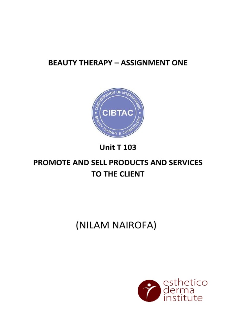 Cover Assignment CIBTAC FIX Dr. Nilam | PDF