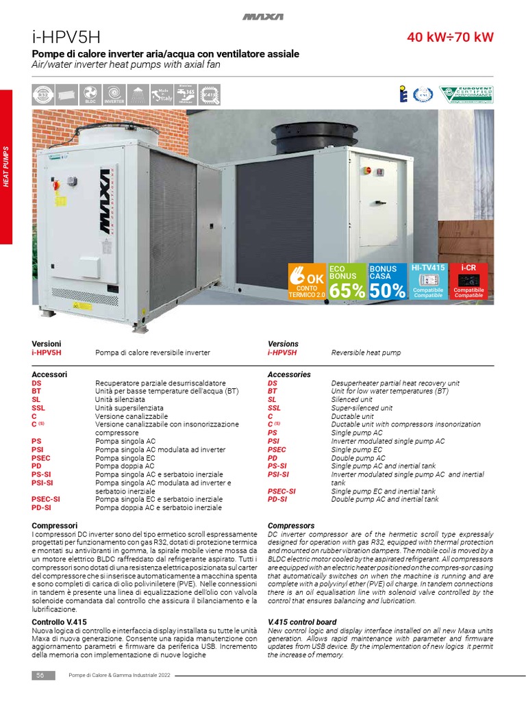 i-HPV5H: 40 kW÷70 KW | PDF