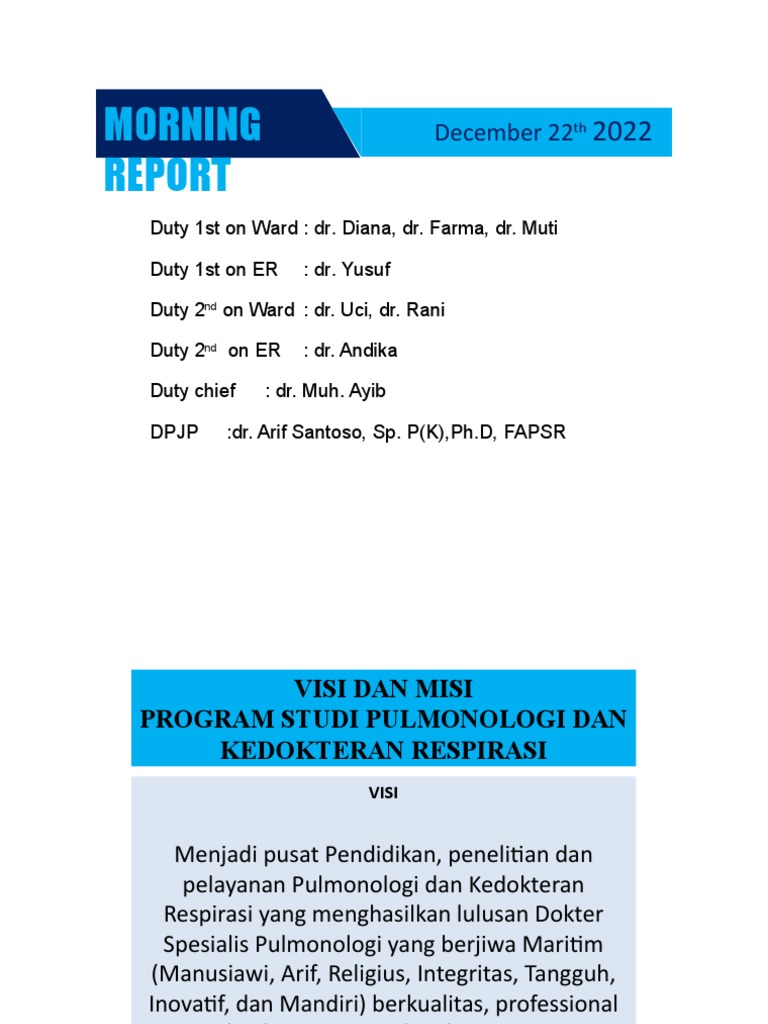 MR Muh. Yusuf Tumor Paru Edit | PDF | Ct Scan | Tuberculosis
