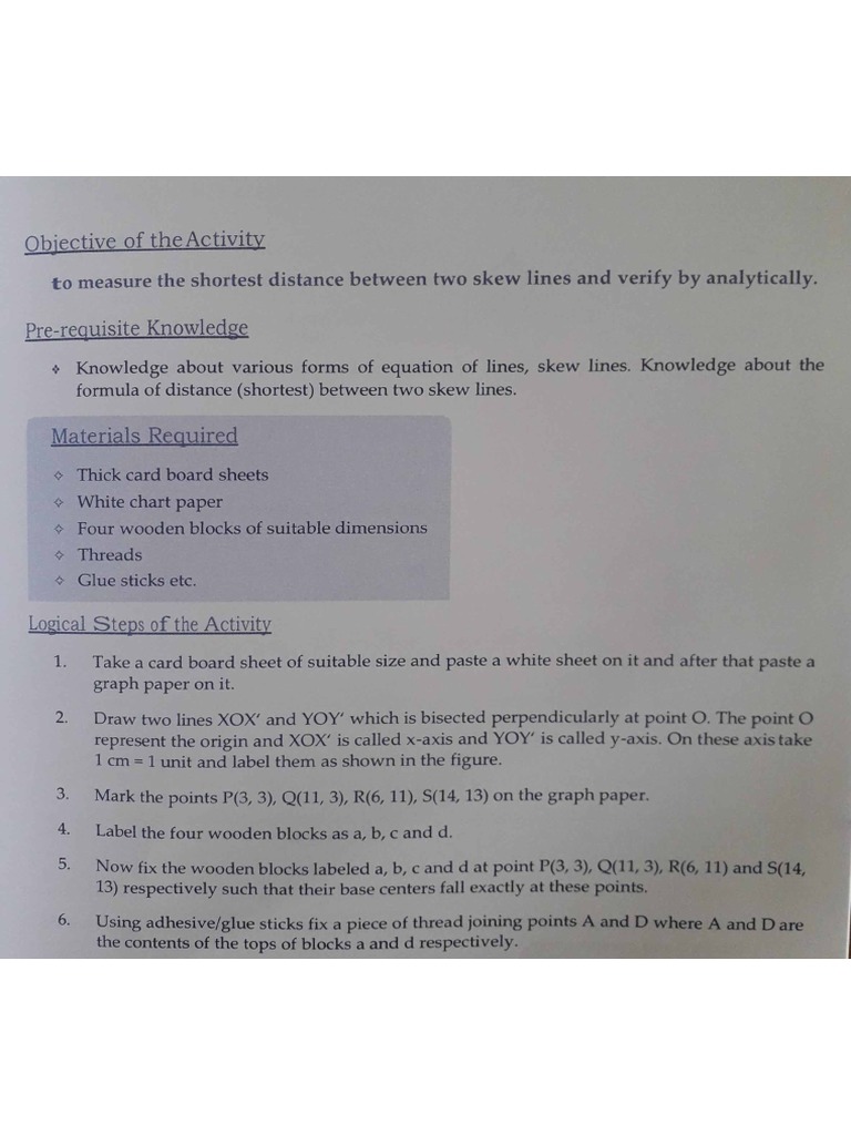 Maths Activity 10 | PDF