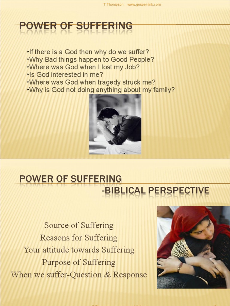 Power - of - Suffering 2 | PDF | Jesus | Suffering