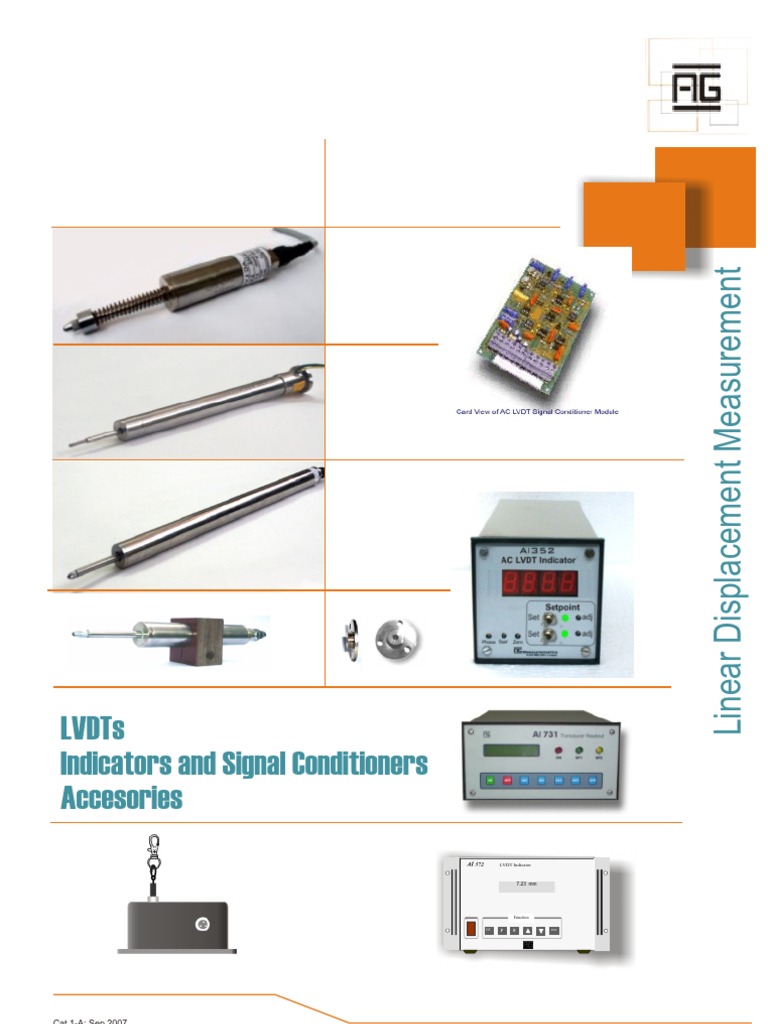 LVDT Cat1-A | PDF | Power Supply | Electrical Connector