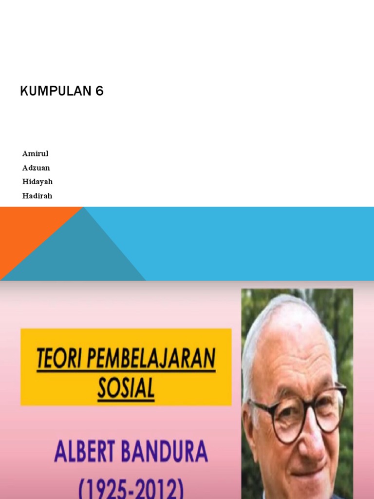 Teori Pembelajaran Sosial - Bandura | PDF