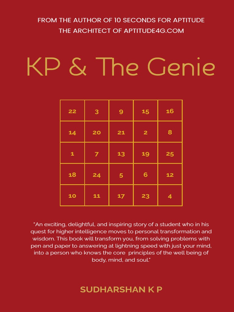 KP and The Genie Preview | PDF | Knowledge | Reason