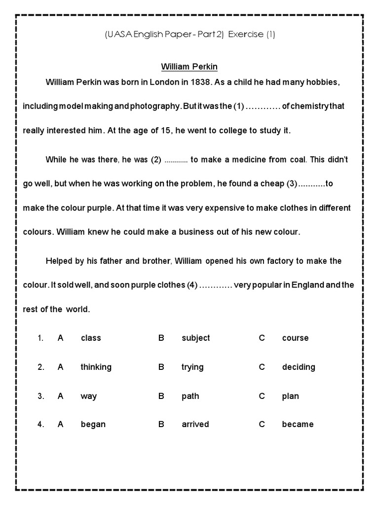UASA English (Part 2) Model Questions (1) 31.12.2022 | PDF | Dogs
