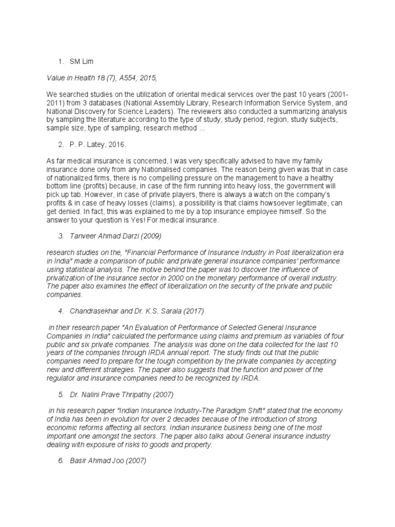 ROL | PDF | Insurance | Economies