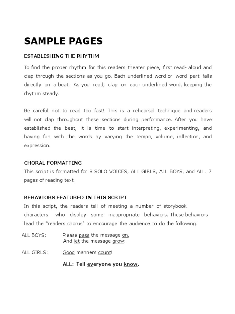 CH. Good Manners Count - Sample Pages | PDF | Art | Poetry