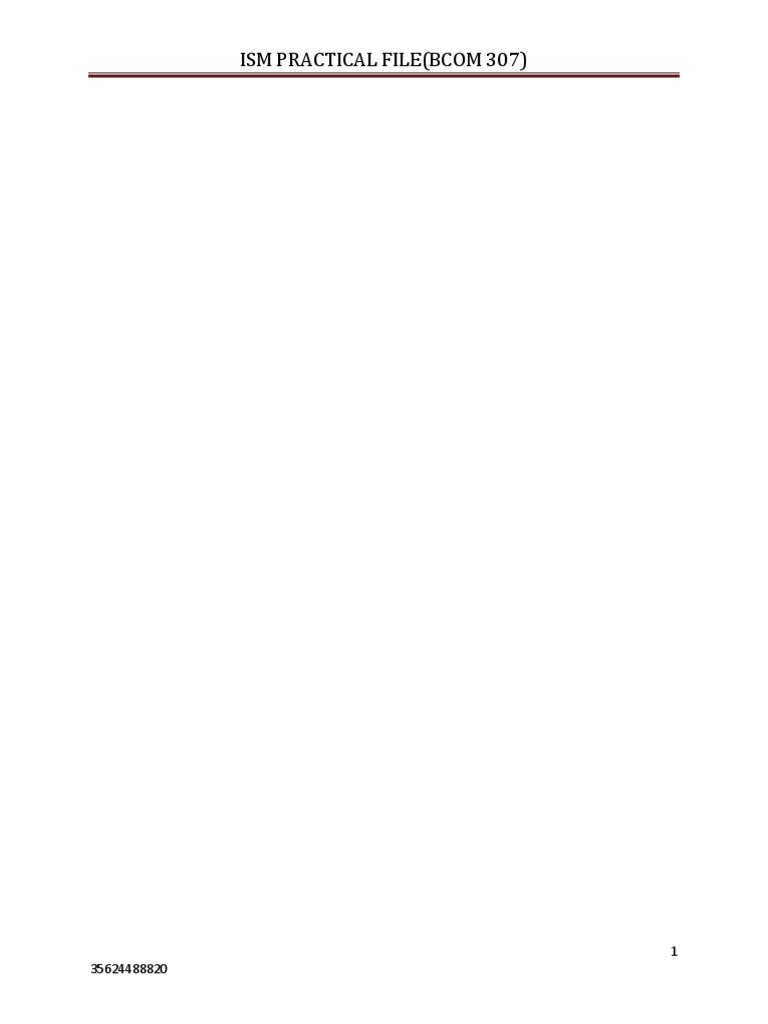 Ism File | PDF | Databases | Relational Database