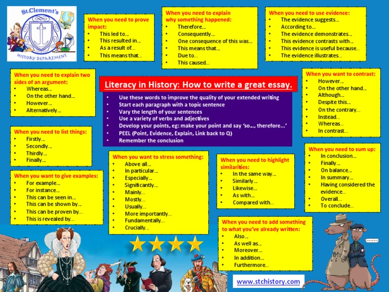 History Literacy Mat | PDF | Evidence | Grammar