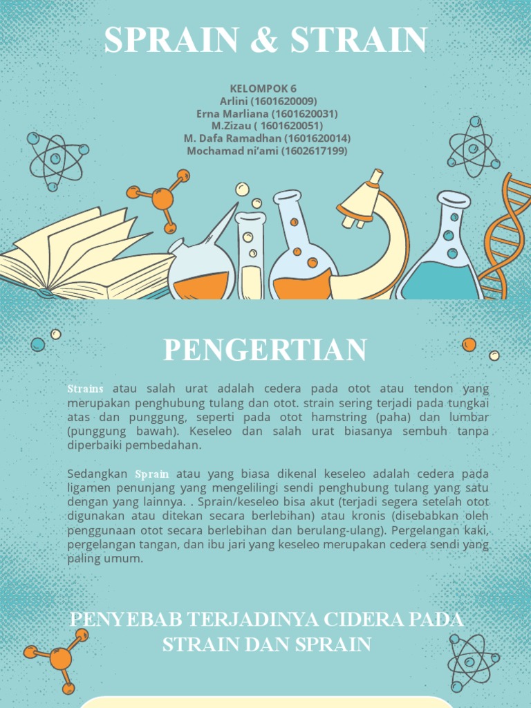 Memahami Sprain dan Strain: Gejala & Penanganan | PDF