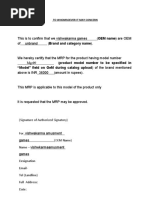 MSME Declaration Format - Revised | PDF | Small And Medium Sized ...