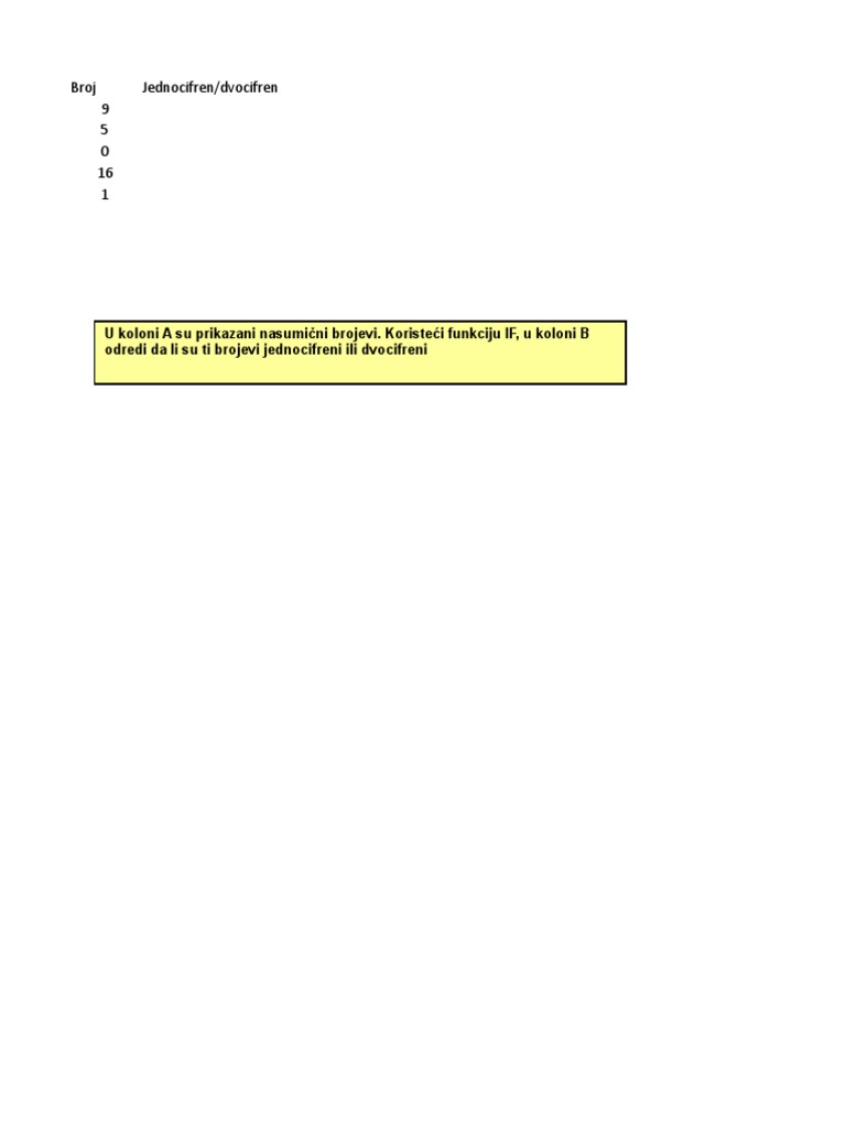 8 Razred If Vezba | PDF