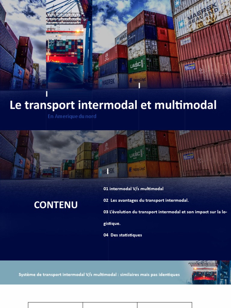 Le Transport Intermodal Et Multimodal | PDF | Transport | Transport ...
