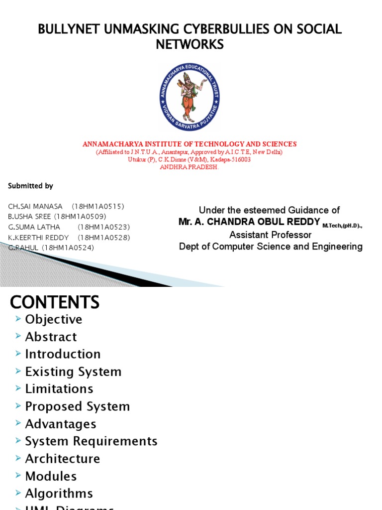 Bullynet Unmasking Cyberbullying.2nd Review | PDF | Cyberbullying ...