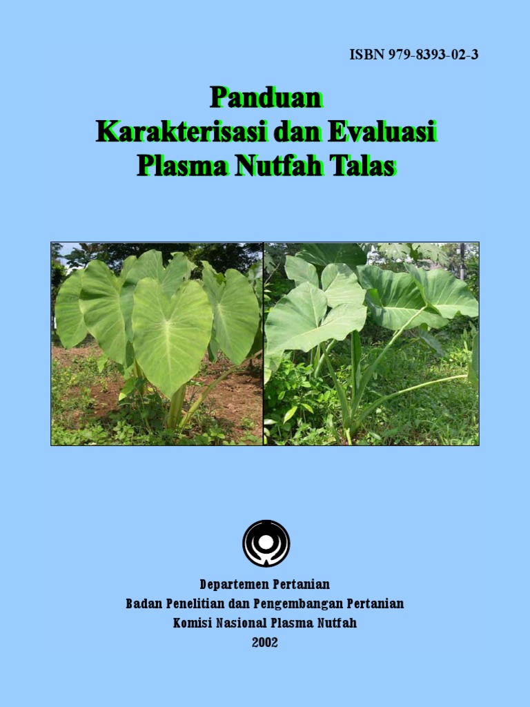Panduan Evaluasi Plasma Nutfah Talas | PDF