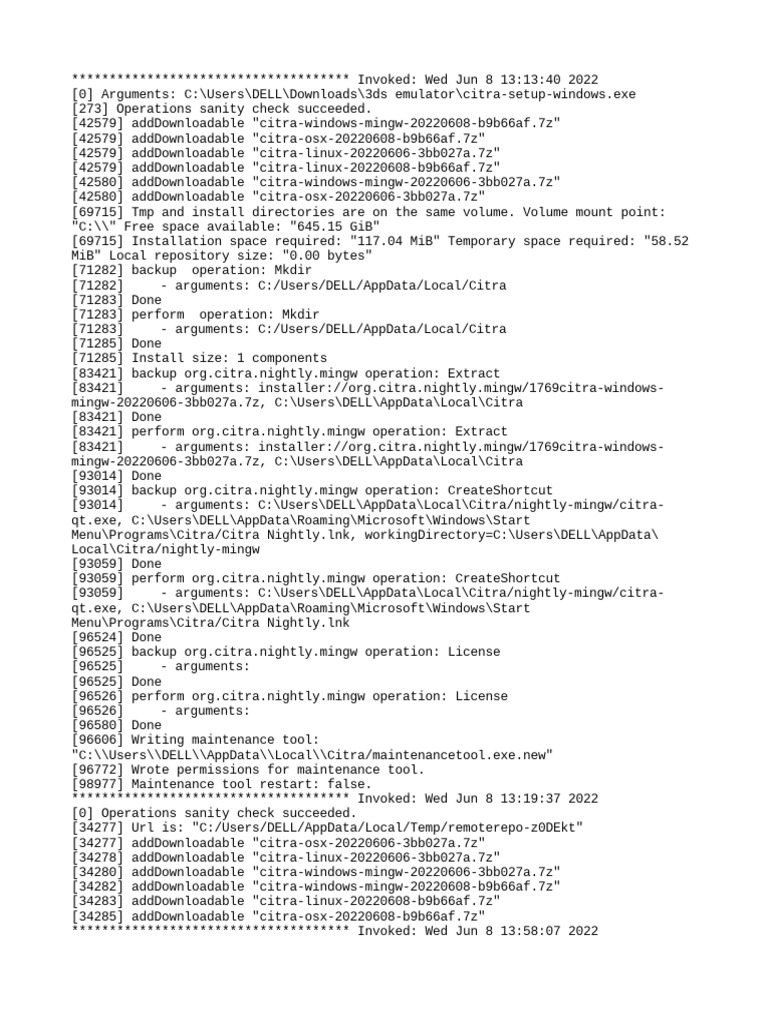 Installation Log | PDF | Microsoft Windows | Computer Science