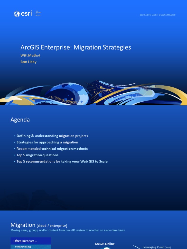Arcgis Enterprise Migration Strategies | PDF | Cloud Computing | Arc Gis