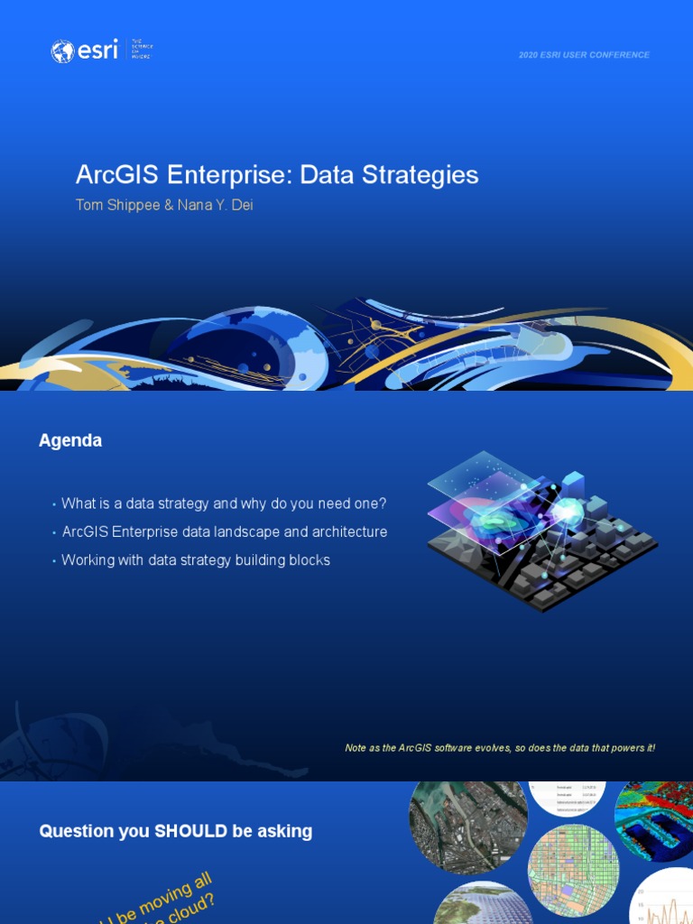 Arcgis Enterprise Data Storage Strategies | PDF | Arc Gis | Geographic Information System