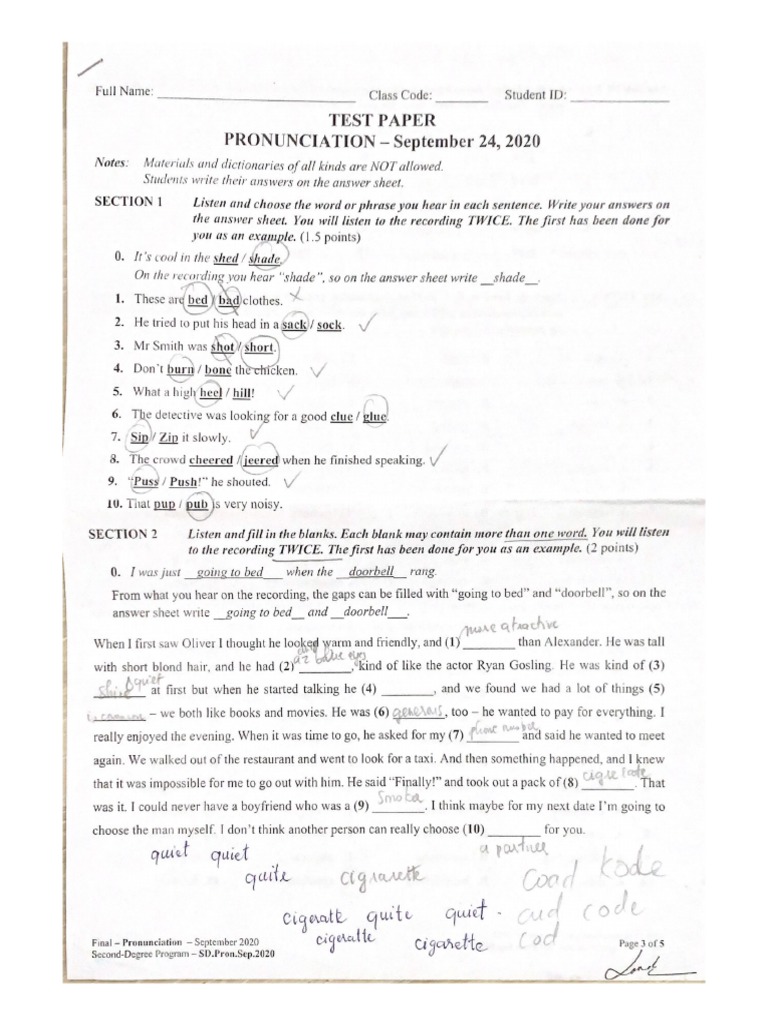Pronunciation | PDF