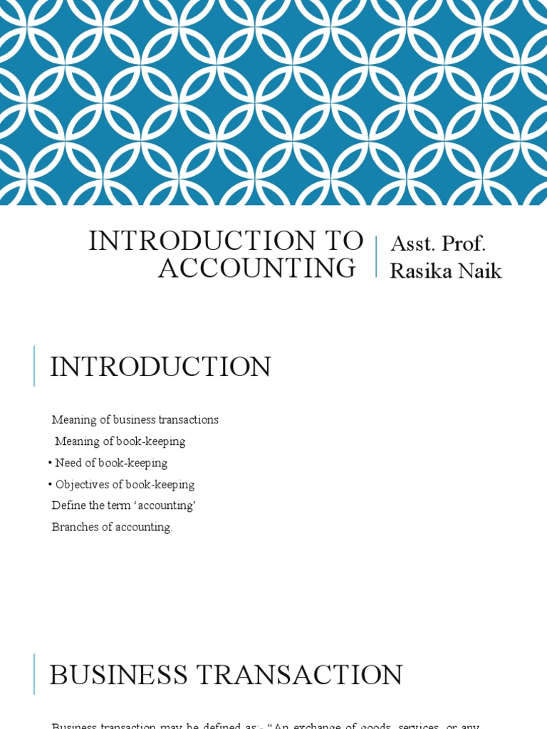 Session1 Introduction To Book Keeping Pdf Expense Debits And Credits