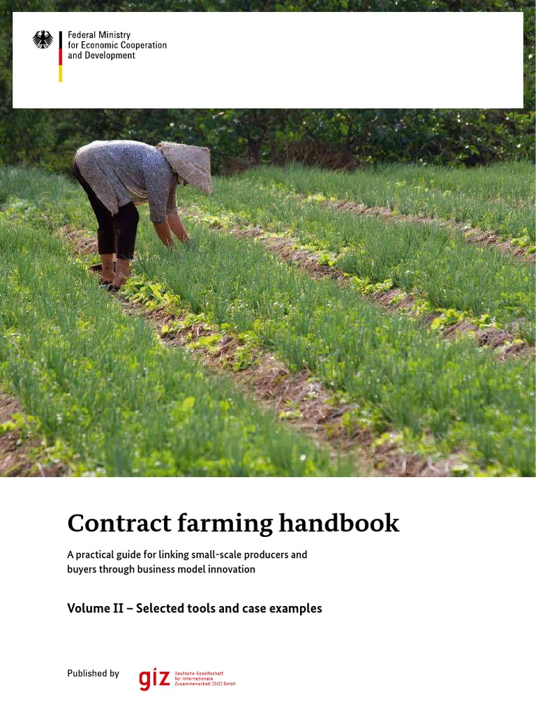 Contract Farming Handbook A Practical Gu | PDF | Procurement | Agriculture