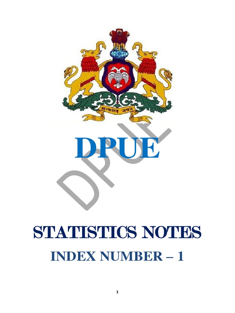Index Number - 1 | PDF | Cost Of Living | Index (Economics)