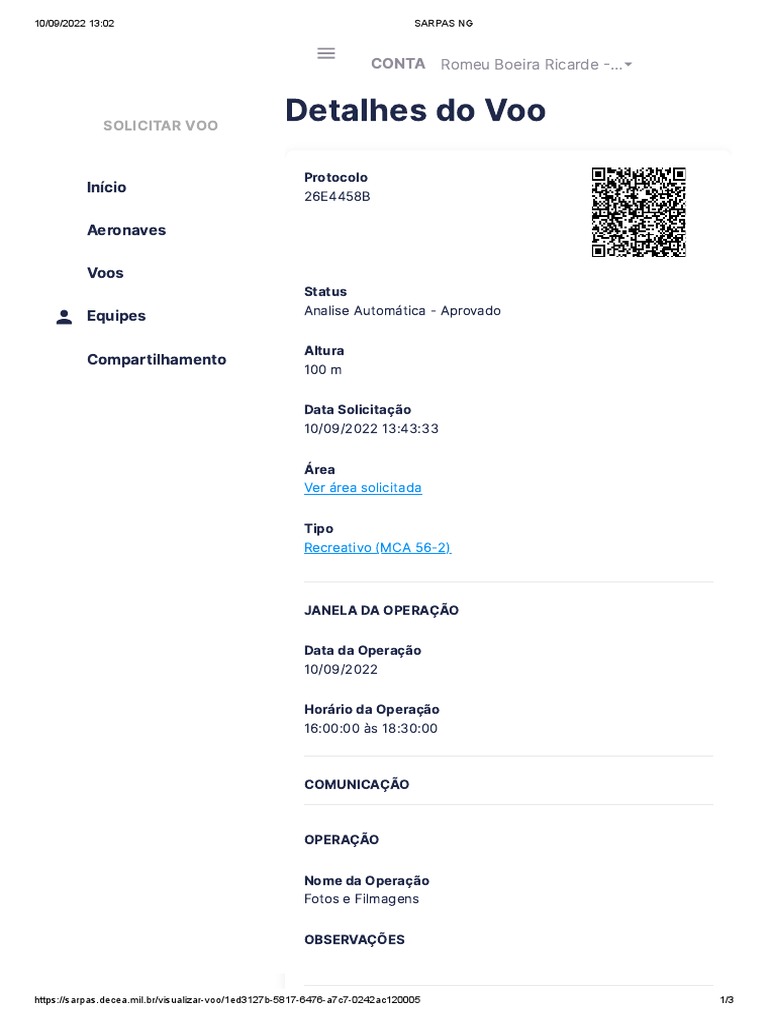 Autorização de Voo | Download grátis PDF | Aviação | Avião civil