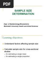 OpenEpi Sample Size Calculator Guide | PDF | Standard Error | Sampling ...