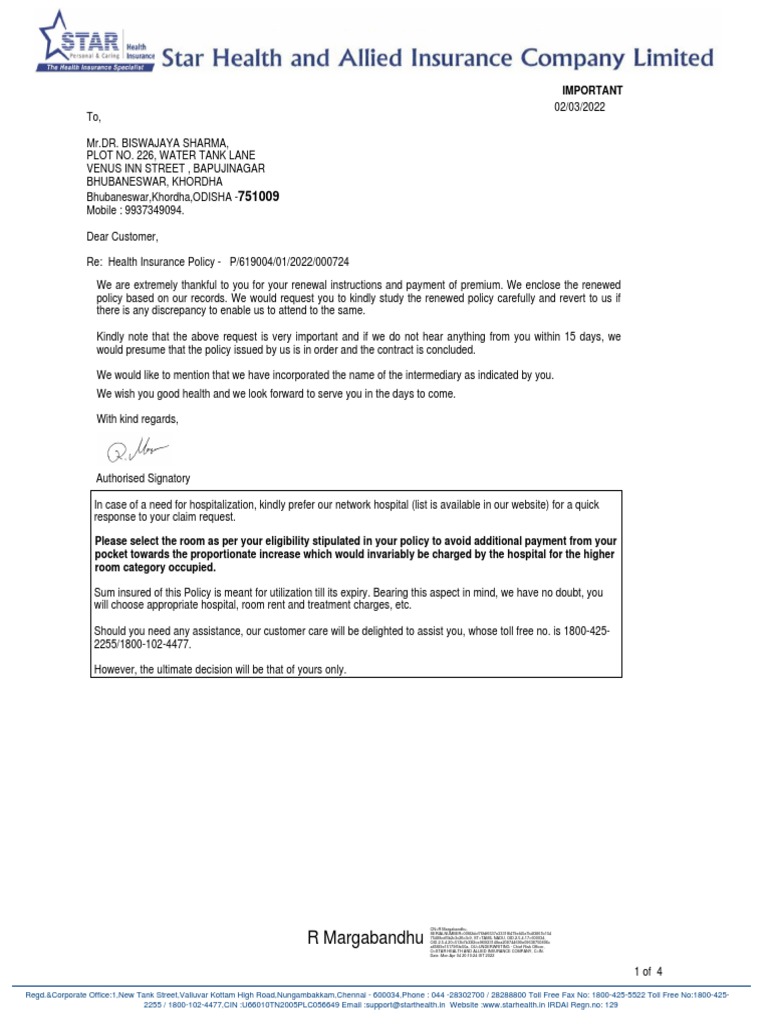 Policy Doc | PDF | Insurance