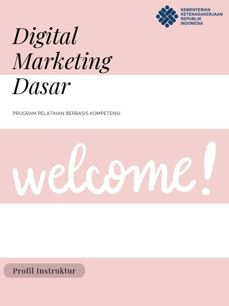 Digital Marketing Dasar | PDF | Karier & Perkembangan