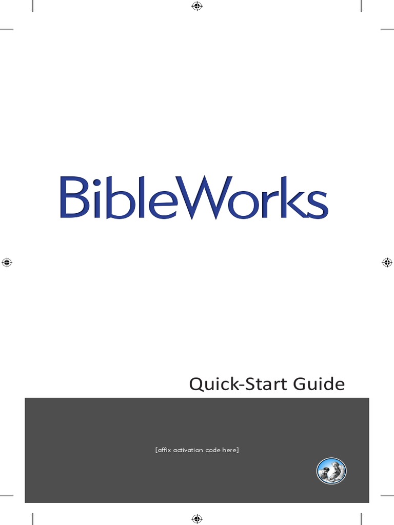 BibleWorks 10 Quick-Start Guide | PDF | Menu (Computing) | Command Line ...